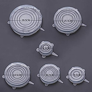 Reusable Silicon Stretch Food Lid, Storage Lid, Expandable, Durable