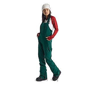 Burton Women's Avalon Stretch 2L Softshell Bib Pants, Botanical Garden, Large