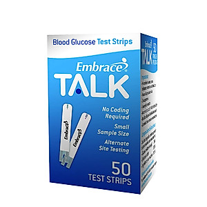 Embrace Blood Glucose Test Strip 50ct