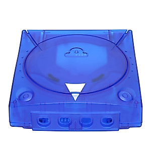 Translucent Plastic, Scratch Resistant Blue Shock Absorption Plastic Housing Shell for SEGA Dreamcast DC