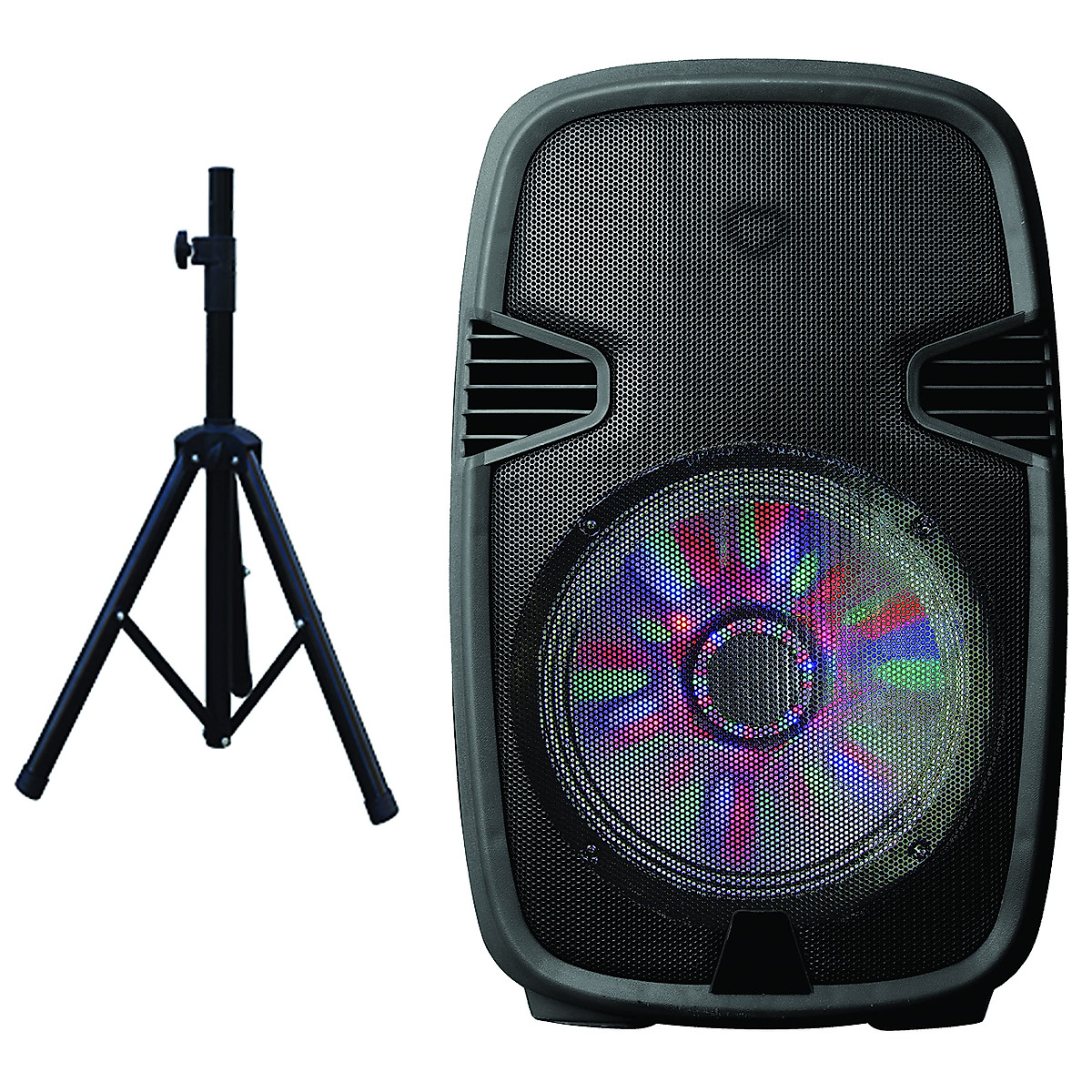 Supersonic IQ Sound Portable Bluetooth Speaker System - Red