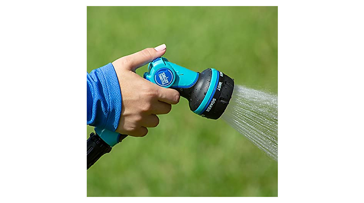 Aqua Joe Heavy Duty Metal Hose Nozzle with Smart Throttle — versatile ...