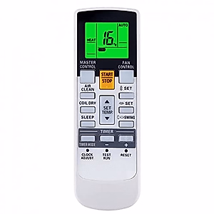 Replacement for Fujitsu Air Conditioner Remote Control for Model ASU7RLF1 ARU7RLF ASU9RLF1 ASU12RLF1 ASU9RL2 ASU12RL2 ASU9RLS ASU12RLS2 ASU9RLS2 AUU7RLF(Display in Fahrenheit)