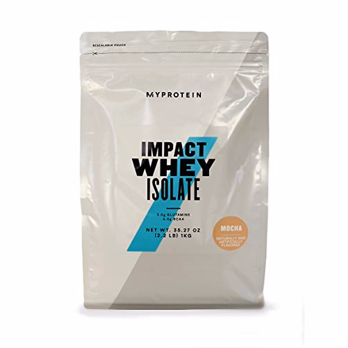 Myprotein Impact Whey Isolate - Mocha, 2.2 Lbs (40 Servings)