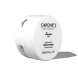 Capone´S Men Bio-Glossy Wax Shine Effect Strong Fixation - With Extract Acai 100 ml / 3.38 oz