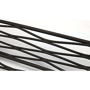 YUPHOO 2PCS Fryer Basket Metal French Fires Basket Black Rectangle Bread Basket Fruit Wire Basket Present Chip Food, Fruit, Table Serving