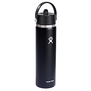 Hydro Flask 24 Oz Wide Flex Straw Cap Black