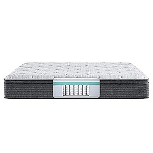 Beautyrest Silver BRS900 13 inch Plush Euro Top Mattress, Queen, Mattress Only