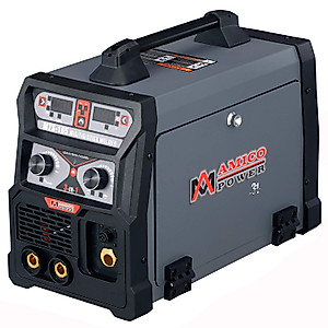 Amico MTS-165, Multi-function 165-Amp MIG/MAG/Flux-cored/Lift-TIG/Stick Arc DC Inverter Welder, Can weld all metals, Spool gun weld aluminum.