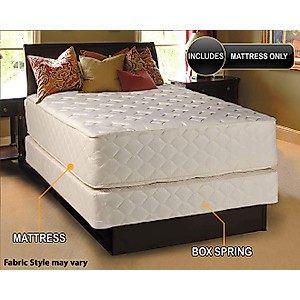 Dream Solutions USA DS USA Highlight Luxury Firm Orthopedic Twin Size (39"x75"x14") Mattress Only - Spine Support, Innerspring Coils, Premium Edge Guards, Quilted Fabric Cover