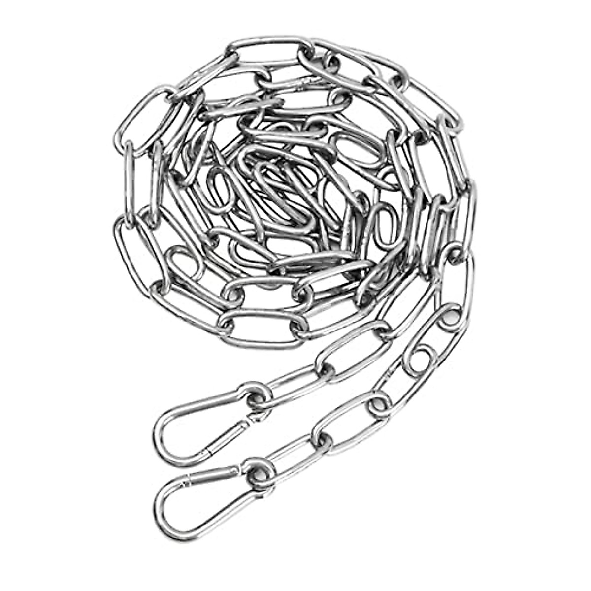 XIANYI 304 Stainless Steel Clothesline,Heavy Duty Outdoor Clothesline,Outdoor Clothesline Chain Clothes Windproof Anti-Slip,Travel Clothesline 3 M/9.8 FT, Silver