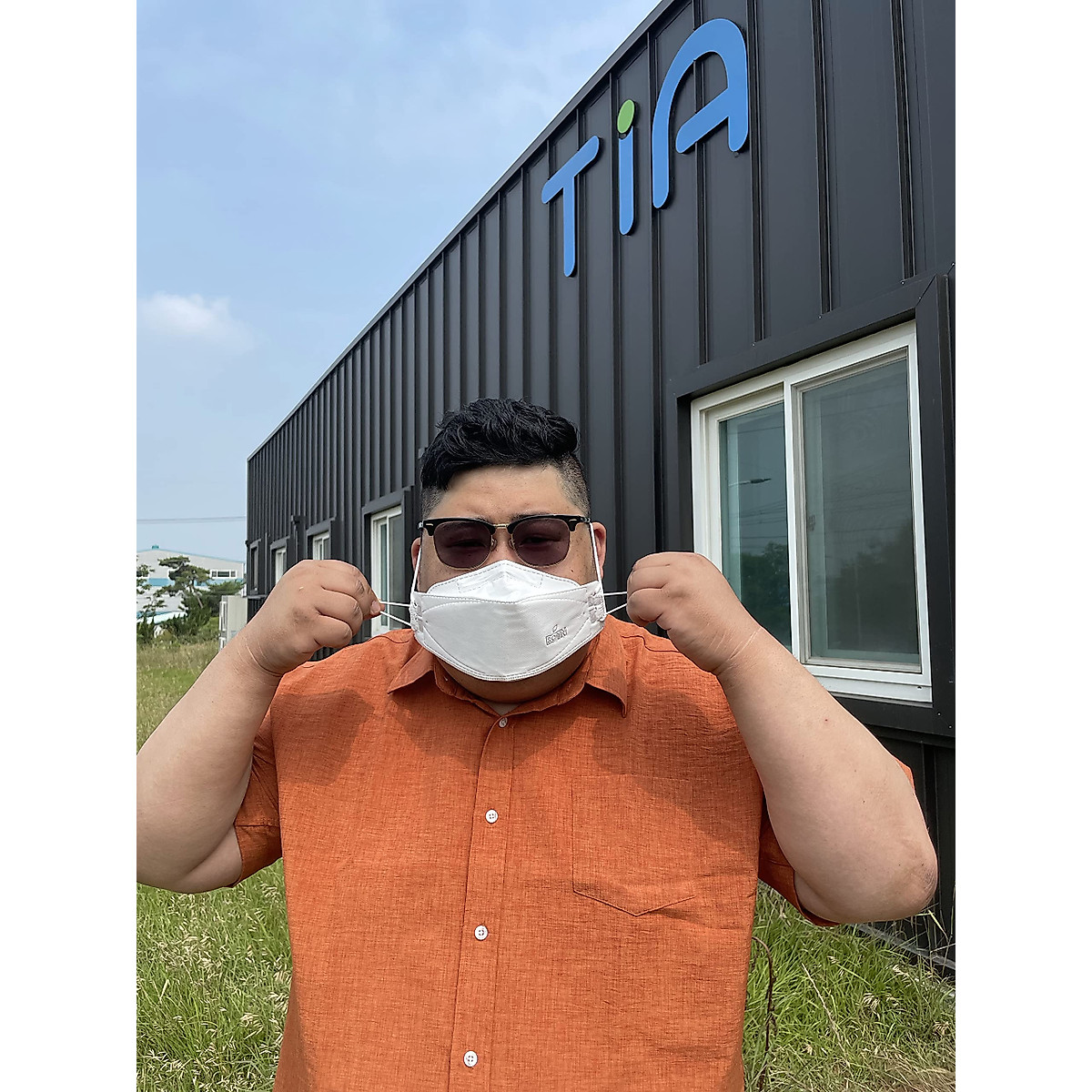 BOTN 10Pcs Large White KF94 Protective and Safety Face Mask for Adult, 4-Layer Filter and 3D Design, Adjustable Strap, Premium Quality and Made in Korea