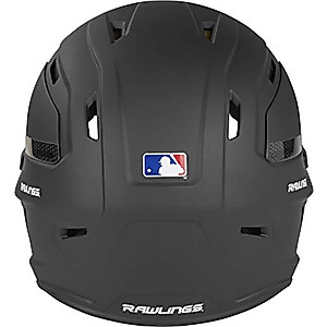 Rawlings | MACH CARBON Baseball Batting Helmet | X-Large (7 5/8" - 8") | Black
