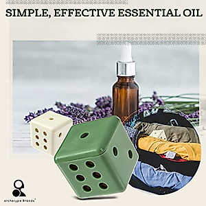 Moth Dice – Dried Lavender & Cedar Blocks Alternative – Clothes Drawer and Linen Closet Freshener – Cedarwood and Lavender Essential Oils