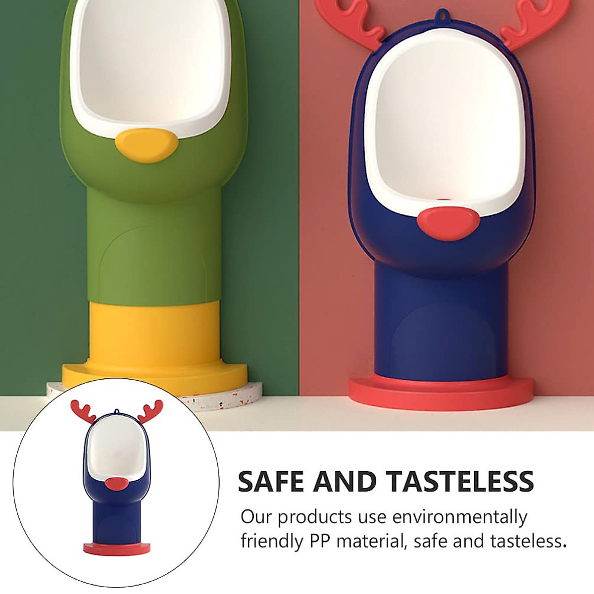 COHEALI Children Standing Potty Portable Toilet 1Pcs Urinal with Aiming Target Boys Potty Plastic Urinal Cartoon Pee Boy Training Tool Potty Toilet Training Standing Potty Toilet