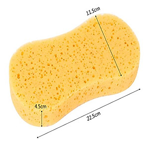 Car Sponge Washing Large Fam Sponges for Cleaning Brush, Big 10 Pcs High Foam Cleaning Washing Sponge Pad for Car for Kitchen, Microfiber, Household Cleaning (Random 10-Color Mix)