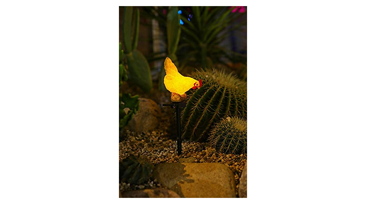 Solar Chicken Lights for Garden Decor - Outdoor Chicken Statue