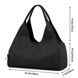 SplendoRoute Sports Gym Bag with Wet Pocket and Shoes Compartment Travel Duffel Bag for Women and Men