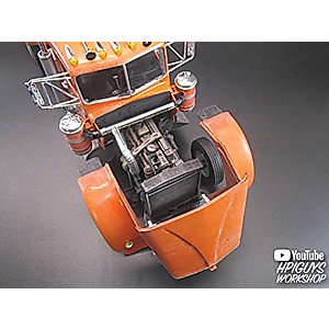 Round 2 Unknown AMT Kenworth/Challenge Transit Cement Mixer 1:25 Scale Model Kit (AMT1215)