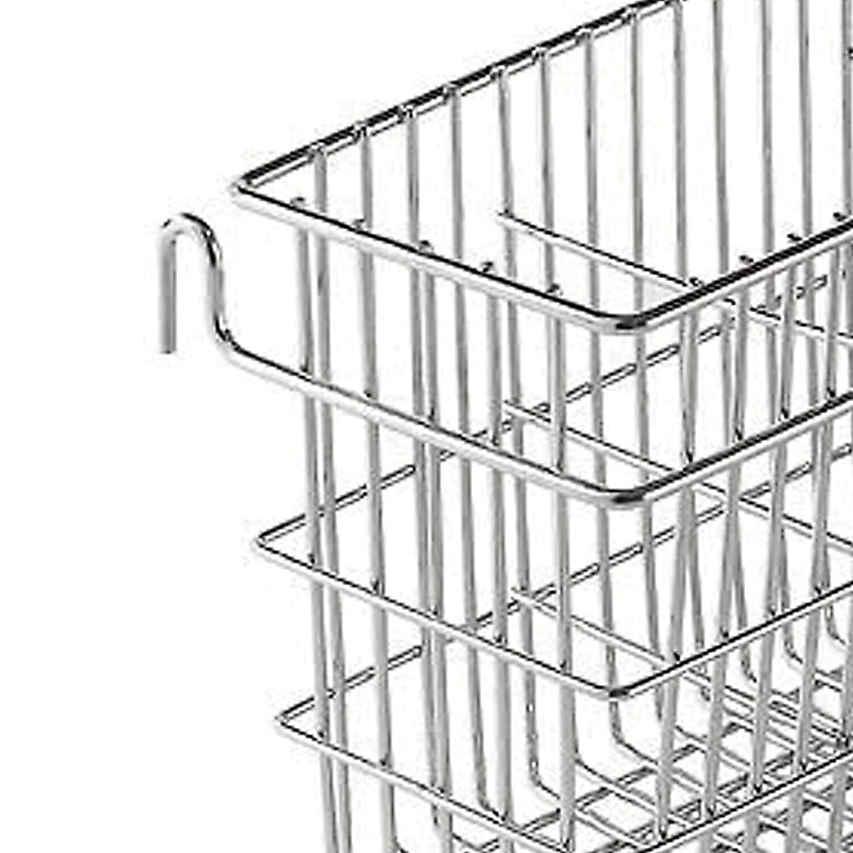 Utensil Drying Rack, 3 Compartments, Chrome