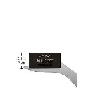 L.A. Girl Fanatic Eyeshadow Palette, The Nudist, 0.035 Oz., Powder