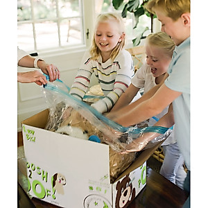 Animal Adventure | Sqoosh2Poof Giant, Cuddly, Ultra Soft Plush Stuffed Animal with Bonus Interactive Surprise - 44" Dog