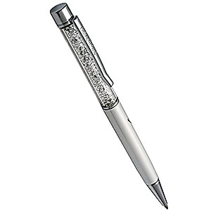 Swarovski Crystal Set Of 2 Limited Edition Stainless Steel Ballpoint Pens