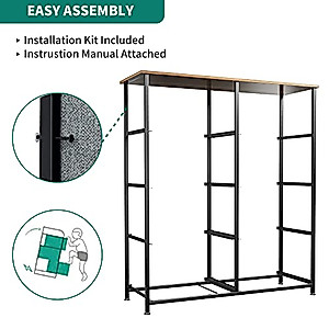 YITAHOME Dresser with 8 Drawers - Fabric Storage Tower, Organizer Unit for Bedroom, Living Room, Hallway, Closets & Nursery - Sturdy Steel Frame, Wooden Top & Easy Pull Fabric Bins