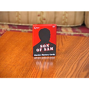 Regal Games - Son of Sam - Murder Mystery Card Game - for Holidays, Game Nights, and Parties - 5”x 2” Card Size - 54 Count - Up to 26 Players, Ages 12+