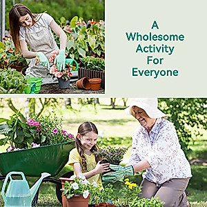 Grenebo Stainless Steel Garden Tools,3 Pieces Gardening Tools with Wood Handle,Rust-Proof Gardening Kit Garden Shovel Garden Rake Garden Trowel,Ideal Gardening Gifts for Women