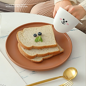 KOWVOWZ Novelty Cute Pinch Grips Oven Mitts Finger Protector Silicon Anti Heating Brown Cony Sally Kawaii (CONY)