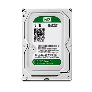Western Digital Caviar Green 3 TB SATA III 64 MB Cache Bare/OEM Desktop Hard Drive - WD30EZRX (Renewed)