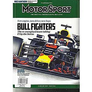 MOTORSPORT MAGAZINE, BULL FIGHTERS FEBRUARY, 2019 ISSUE, 1122 VOL. 95 NO.2
