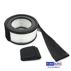 PUREBURG AFH-Z1000-01 Replacement Filter Compatible with TruSens Z-1000 Air Purifier (Small Room),2-Pack H13 HEPA Activated carbon Air Clean VOCs Dust