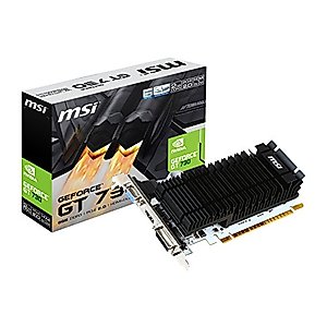 MSI GeForce GT 730 Kepler DDR3 2GB OC Low Profile DirectX 12 (N730K-2GD3H/LP)