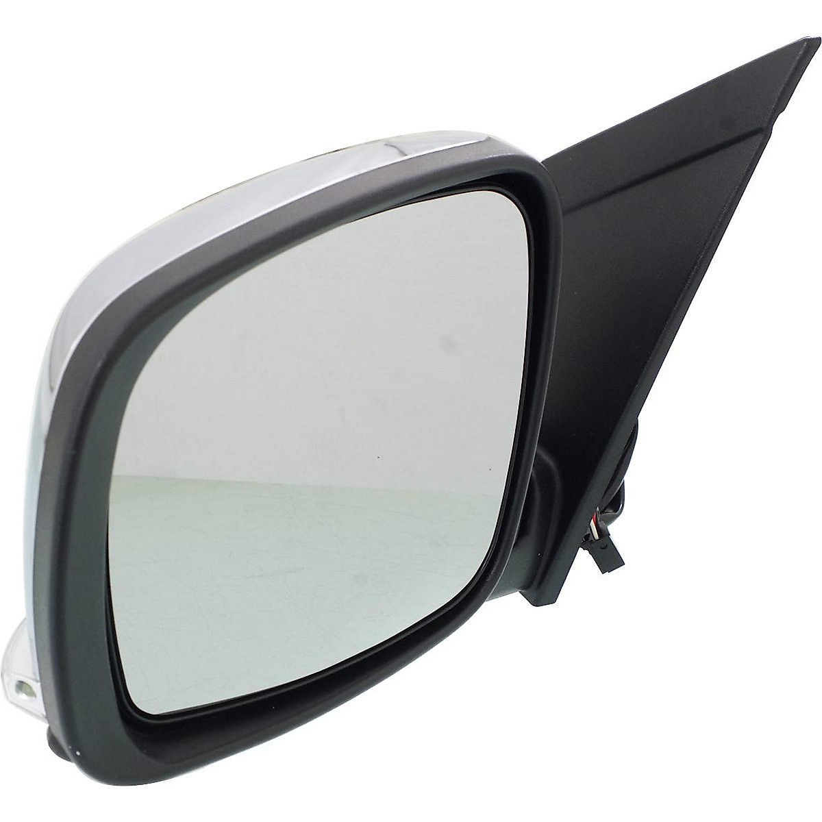 Kool Vue Driver Side Power Heated Mirror for Chrysler Town & Country Dodge Grand Caravan 2008-2010 With Signal Light; Without Memory Chrome