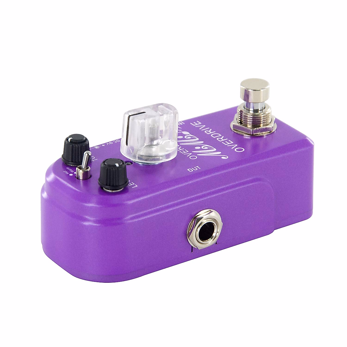 Overdrive Pedal, MIMIDI Mini Overdrive Guitar Pedal Classical Electronic Guitar Effects with True Bypass (315 Overdrive Purple)