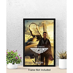 XIHOO Top Gun: Maverick 2022 Movie Unframed Wall Decor Poster 24x36