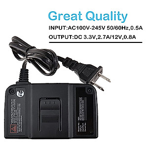 N64 Power Supply,AC Adapter Power Supply and AV Composite Video Cable Cord for N64