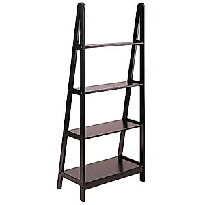 Winsome Wood 4-Tier A-Frame Shelf, Dark Espresso