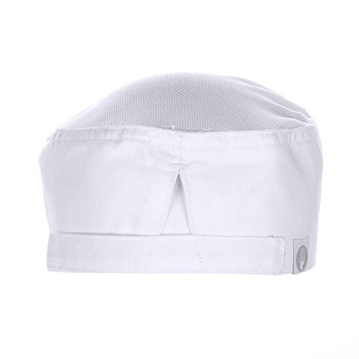 Chef Works Unisex Cool Vent Chef Beanie, White, Small/Medium