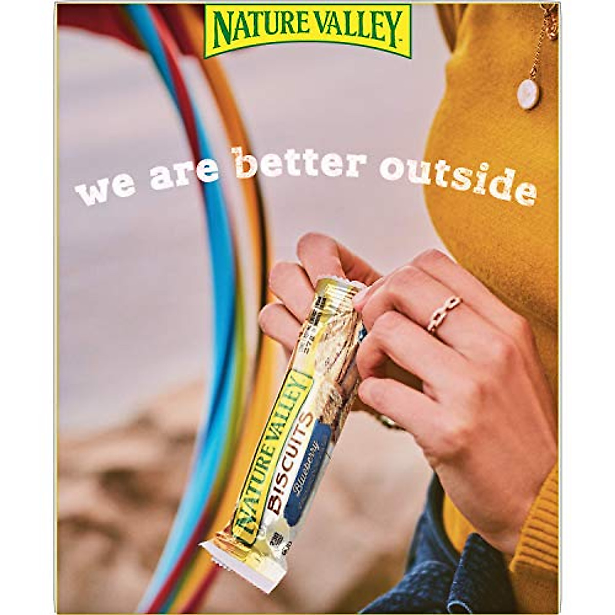 Nature Valley Blueberry Biscuits, Made With Whole Grain, 5 ct, 8.85 OZ