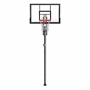 Spalding 50" Performance Acrylic Exactaheight™ In-Ground Basketball Hoop