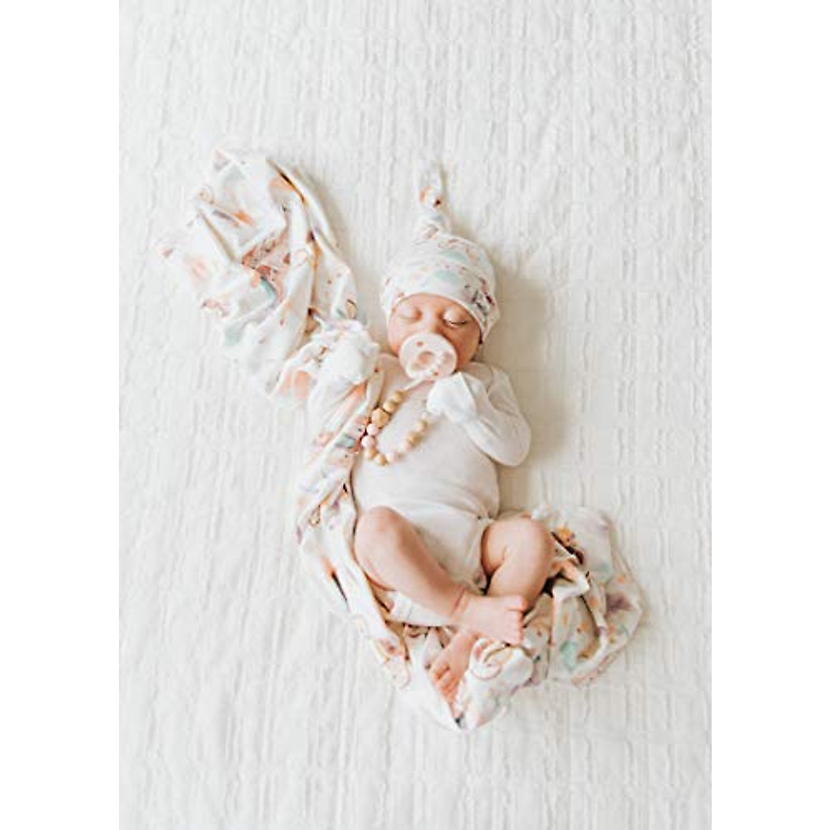 Copper Pearl Large Premium Knit Baby Swaddle Receiving Blanket Enchanted