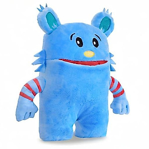 The Tooth Brigade Tooth Fairy Pillow | Fun and Interactive Stuffed Plush Toy with Large Pocket for Lost Teeth, Treasures, Prizes - Perfect for Kids, Boys, & Girls Gift (Blue Monster)