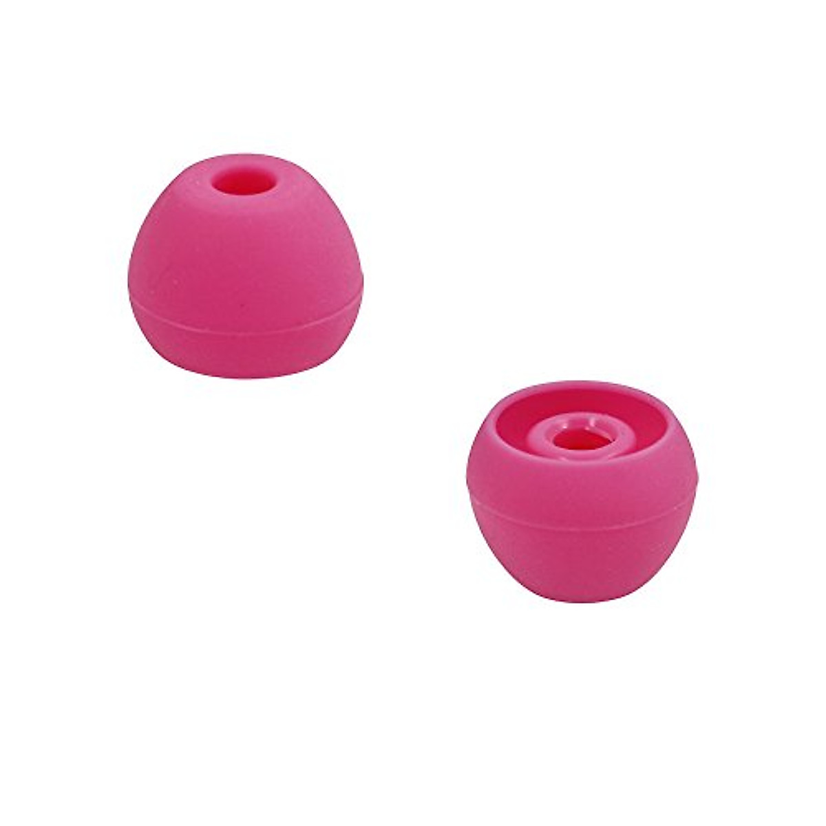 ALXCD Ear Tip for Tour2 Beats Tour Earphone, 8 Pair SML & Double Flange Durable Soft Silicone Replacement Ear Bud Eartip, Fit for Beats Tour Tour 2 Earphone [8 Pair](Pink)