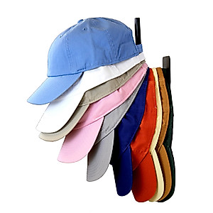 Perfect Curve Hat Rack for Hat Storage, Multi-Purpose Hat Organizer, Strong Adhesive Hat Hooks for Wall, Hat Organizer for Baseball Caps, Hat Hook, (Black 4-Pack)