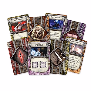 Fantasy Flight Games Elder Sign Board Game - Supernatural Intrigue, Cooperative Dice Adventure! Horror Mystery Game, Ages 14+, 1-8 Players, 1-2 Hour Playtime, Made