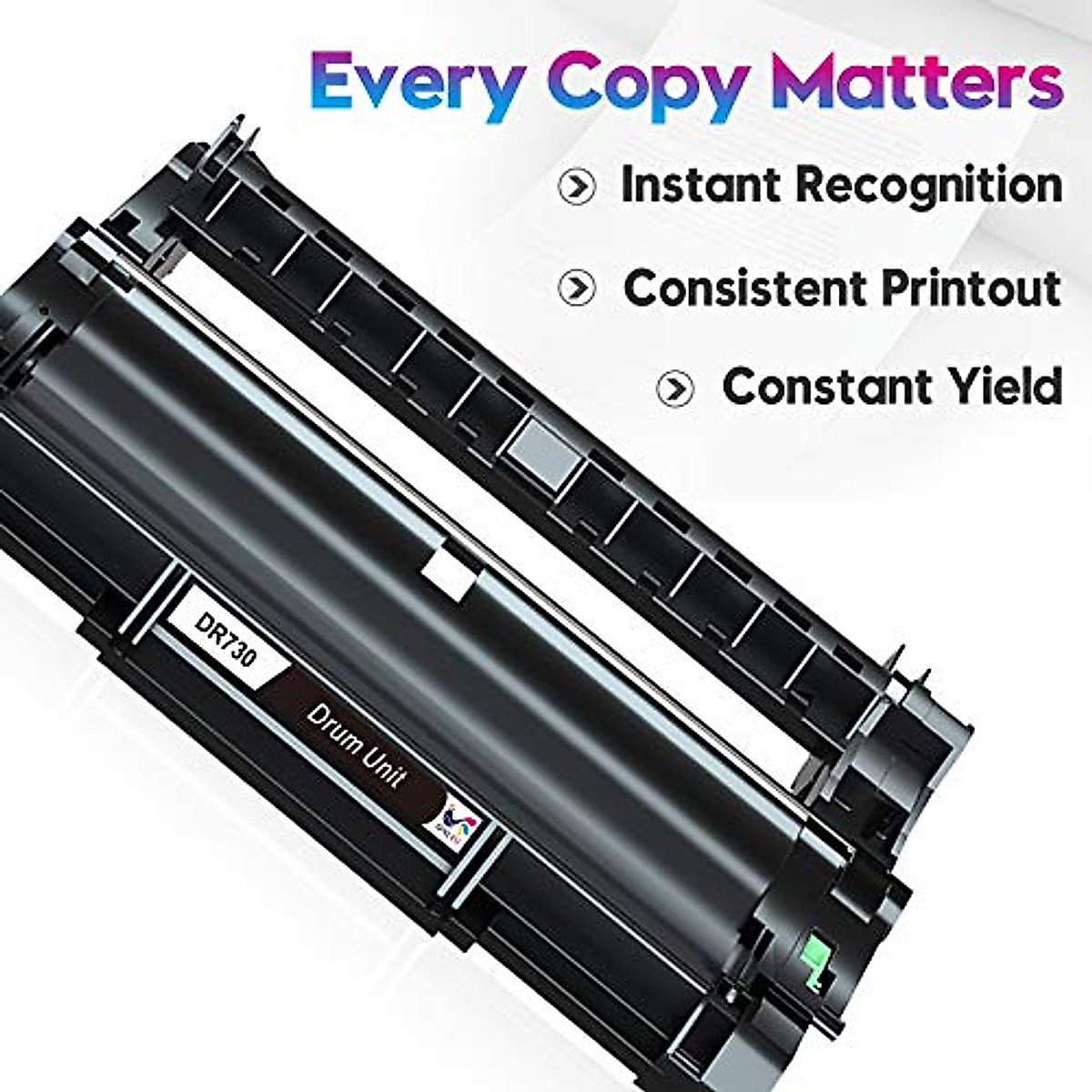 ONLYU Compatible Drum Unit Replacement for Brother DR730 DR-730 DR 730 for HL-L2370DW HL-L2390DW MFC-L2750DW MFC-L2710DW DCP-L2550DW (Drum Unit, NOT Include Toner)