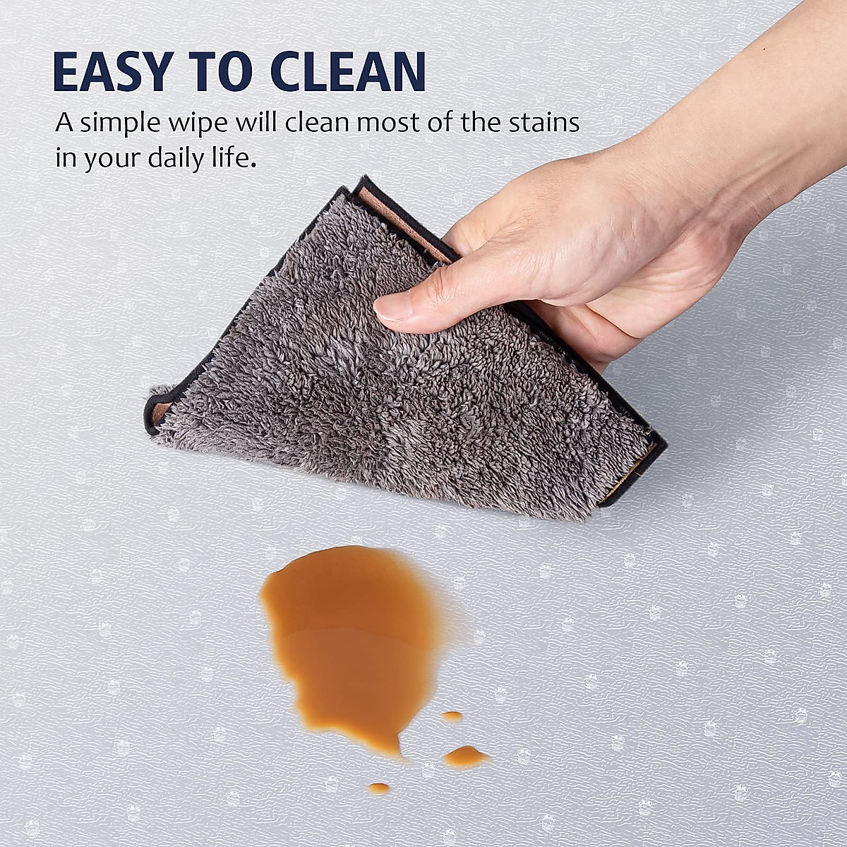 Office Chair Mat for Carpeted Floors with Lip, 48"X36" 2.2mm Thick, Transparent Desk Chair Mats with Studs for Low and Medium Pile Carpets, Easy Glide, Flat Without Curling